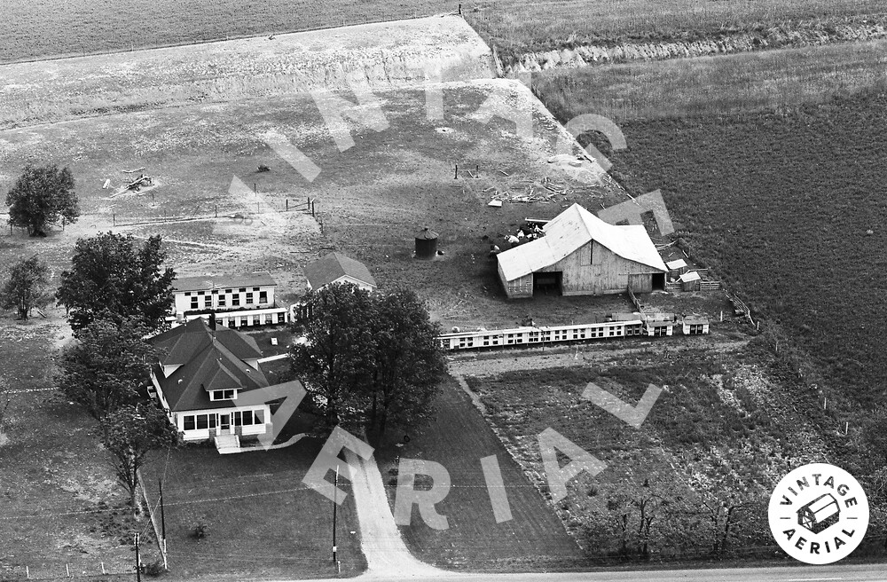 Vintage Aerial | Indiana | Howard County | 1964 | 13-RHO-31