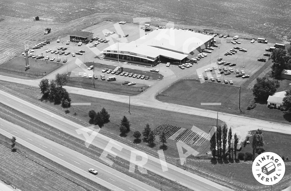 Vintage Aerial | Indiana | Whitley County | 1982 | 34-LWH-4