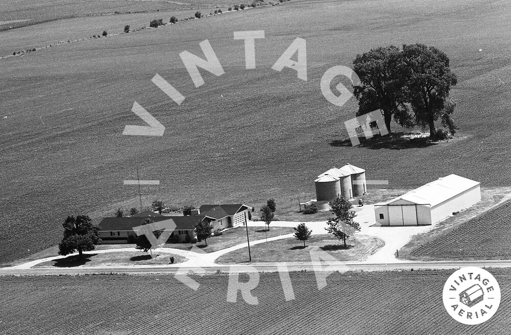 Vintage Aerial | Illinois | Coles County | 1974 | 7-CCO-25