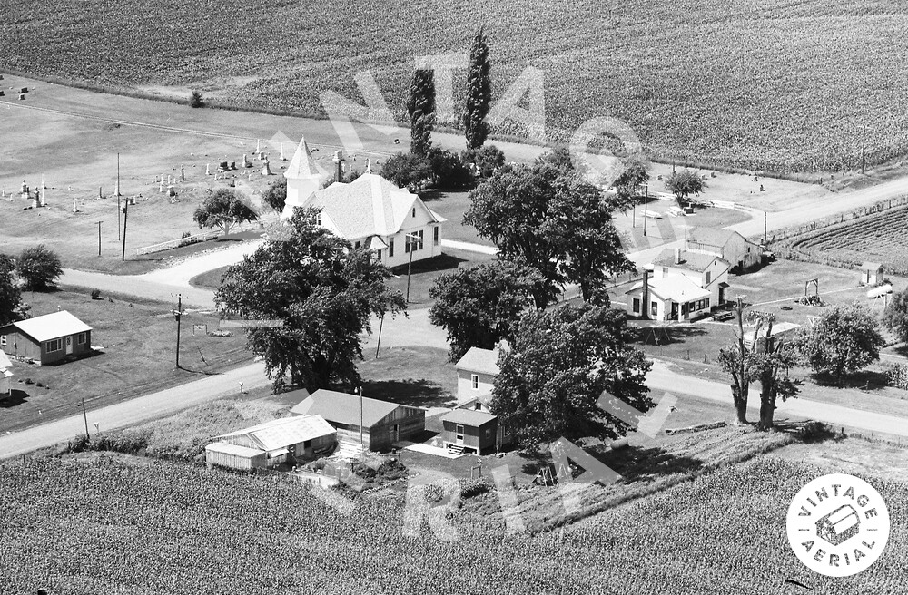 Vintage Aerial | Illinois | Mercer County | 1974 | 13-CME-14