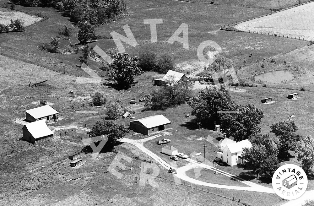 Vintage Aerial | Missouri | Lafayette County | 1976 | 32-FLA-14
