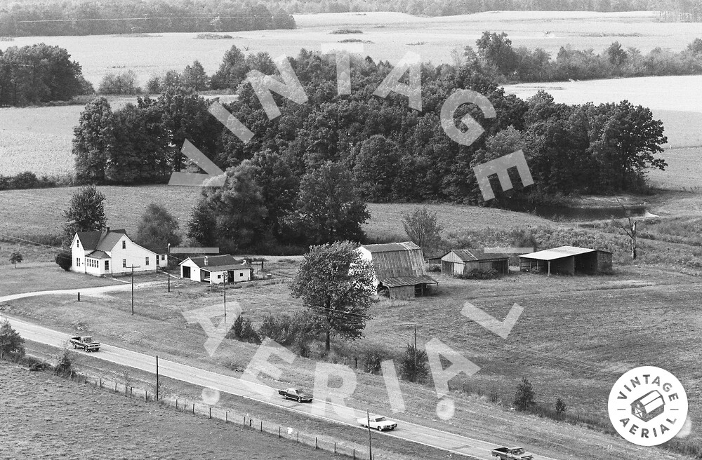 Vintage Aerial | Illinois | Hamilton County | 1976 | 17-BHA-1