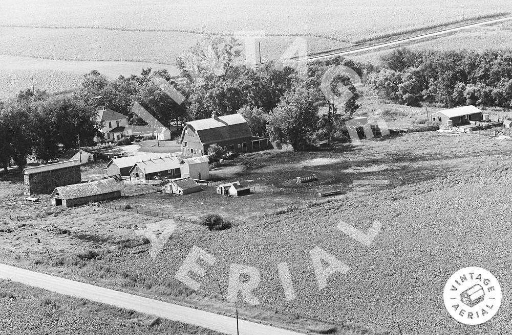 Vintage Aerial | Iowa | Osceola County | 1970 | 31-LOS-13