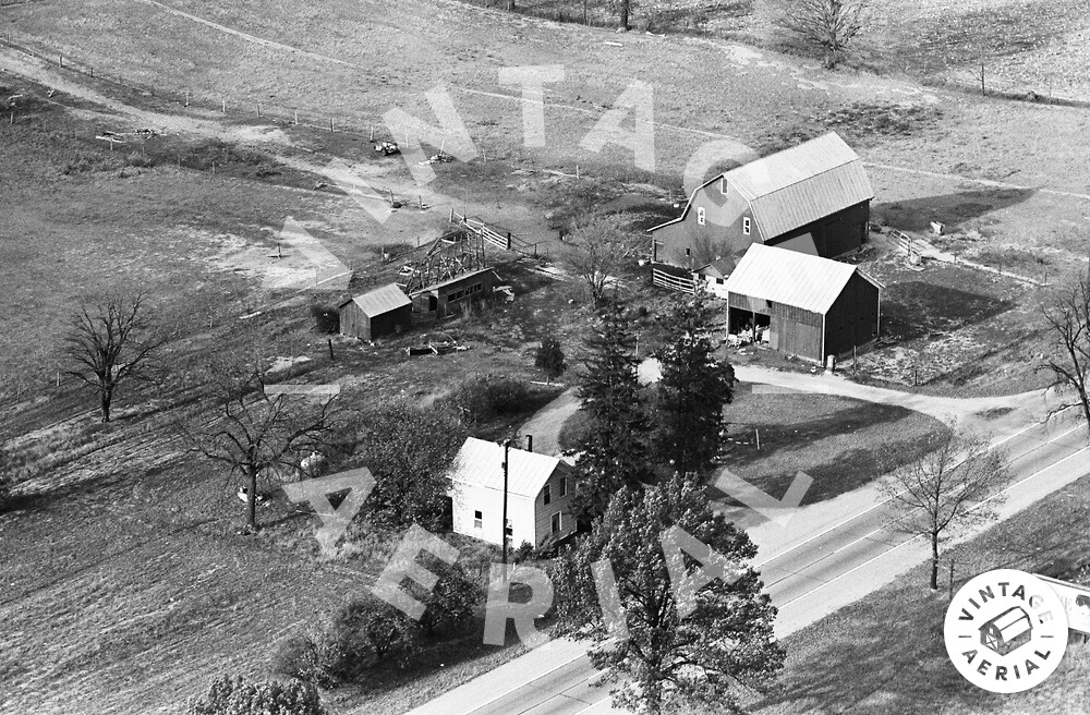 Vintage Aerial | Michigan | Branch County | 1963 | 41-SBR-12