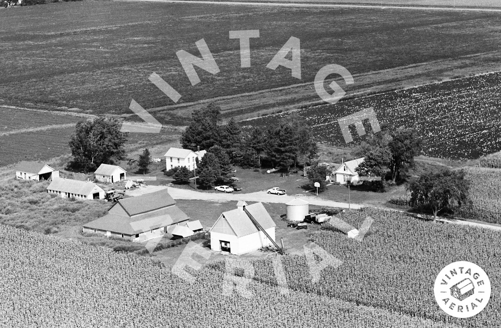 Vintage Aerial | Iowa | Humboldt County | 1971 | 18-IHU-9