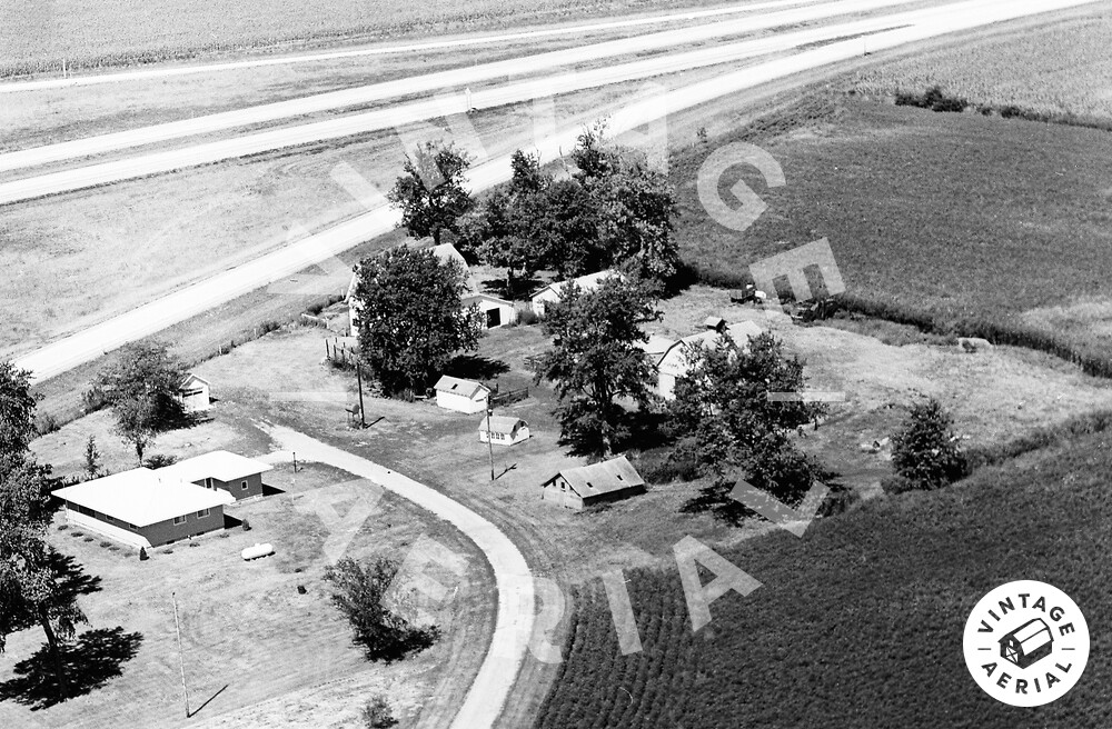 Vintage Aerial | Iowa | Hamilton County | 1971 | 44-IHM-1