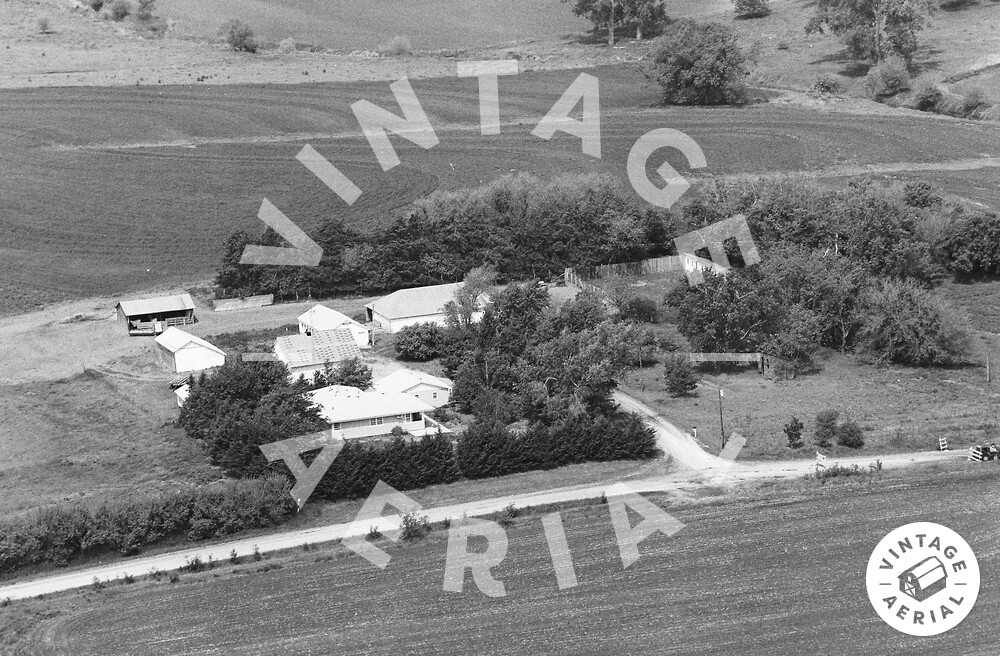 Vintage Aerial | Nebraska | Otoe County | 1980 | 4-WOT-9