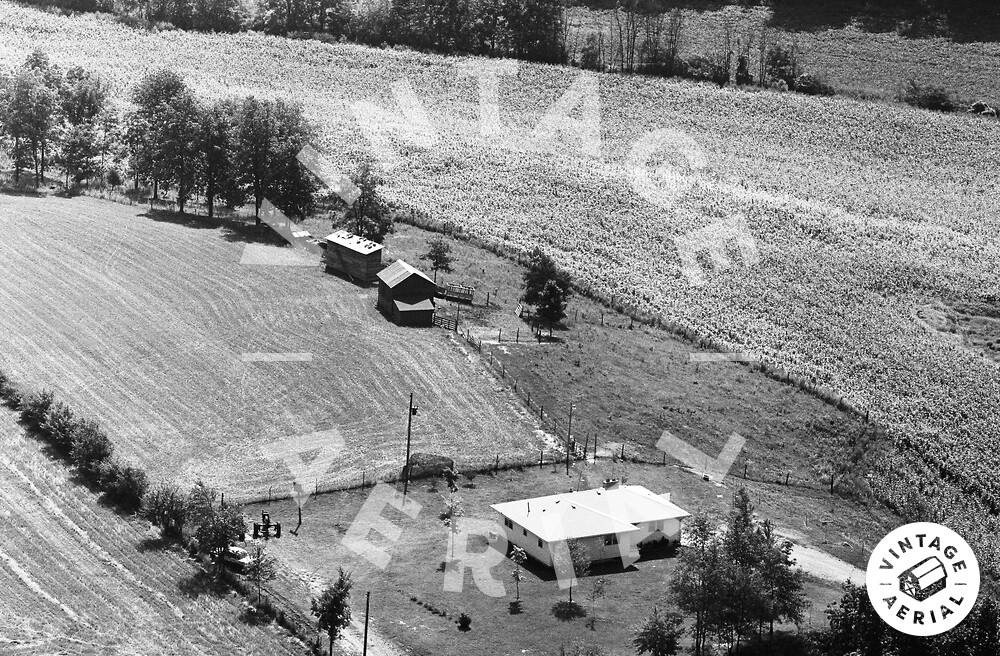 Vintage Aerial | Indiana | Whitley County | 1966 | 1-BWH-21