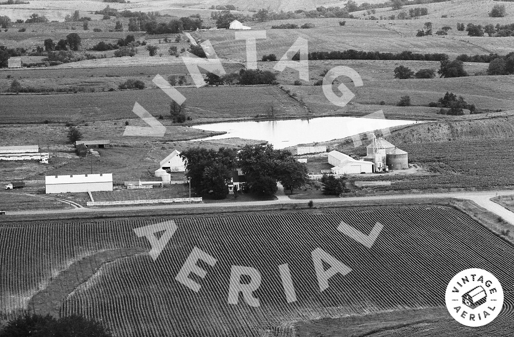 Vintage Aerial | Iowa | Davis County | 1978 | 45-YDA-22