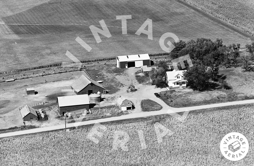 Vintage Aerial | Iowa | Carroll County | 1976 | 19-HCAR-29