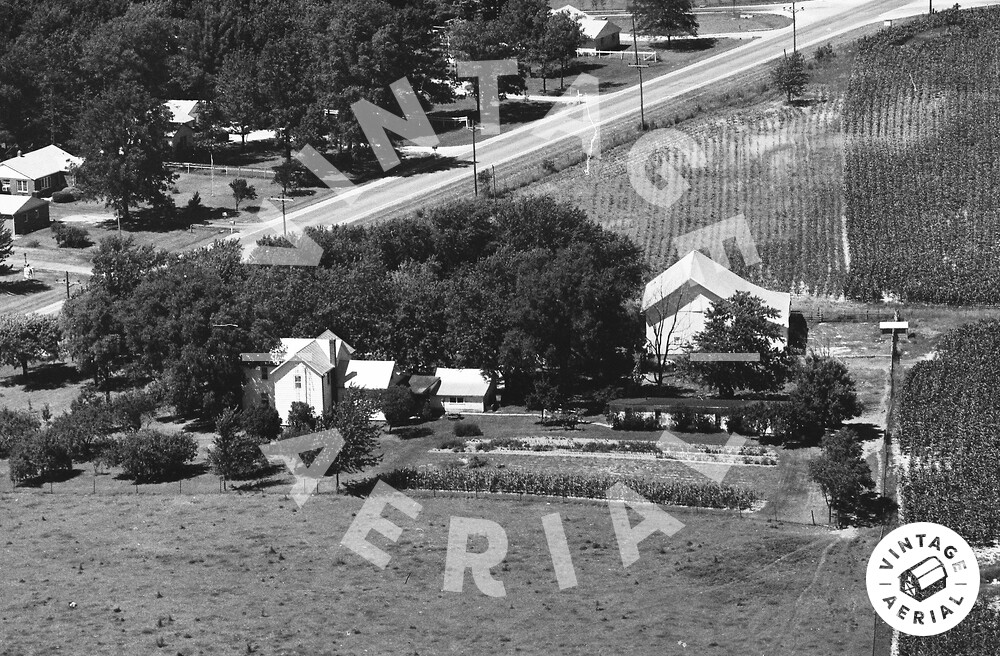 Vintage Aerial | Indiana | Delaware County | 1976 | 52-EDL-1