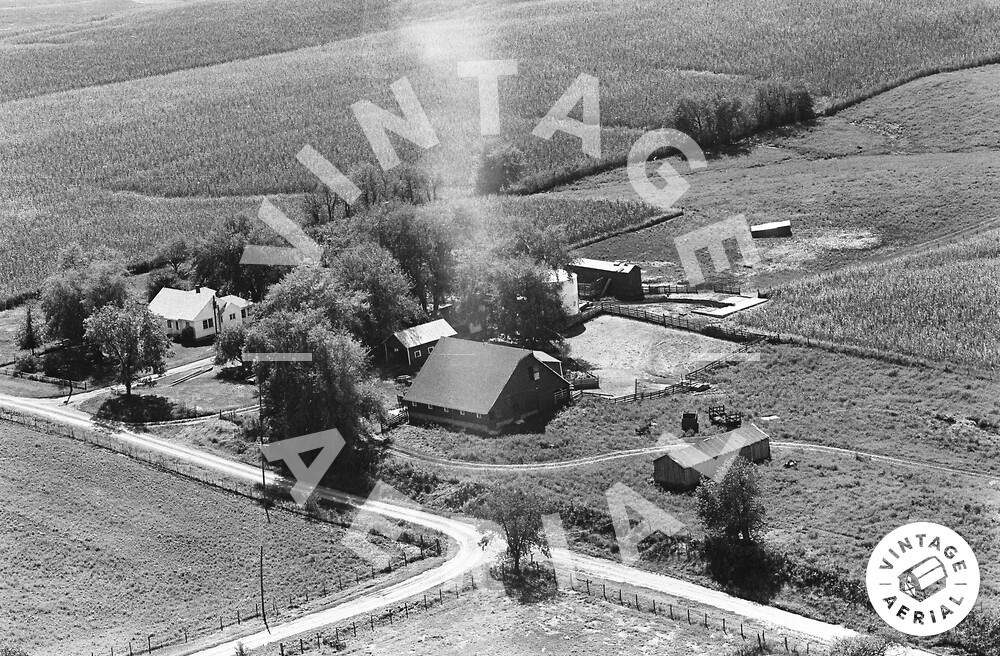 Vintage Aerial | Illinois | Mercer County | 1965 | 3-BME-1